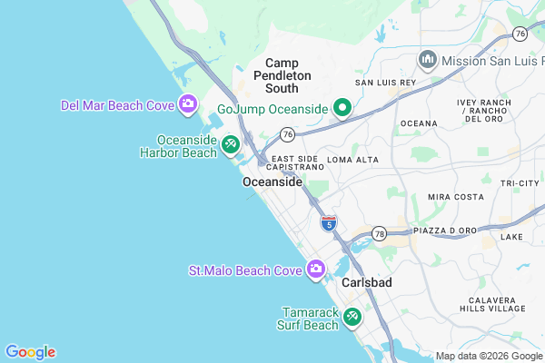 Service Area & Hours | Oceanside Pavers